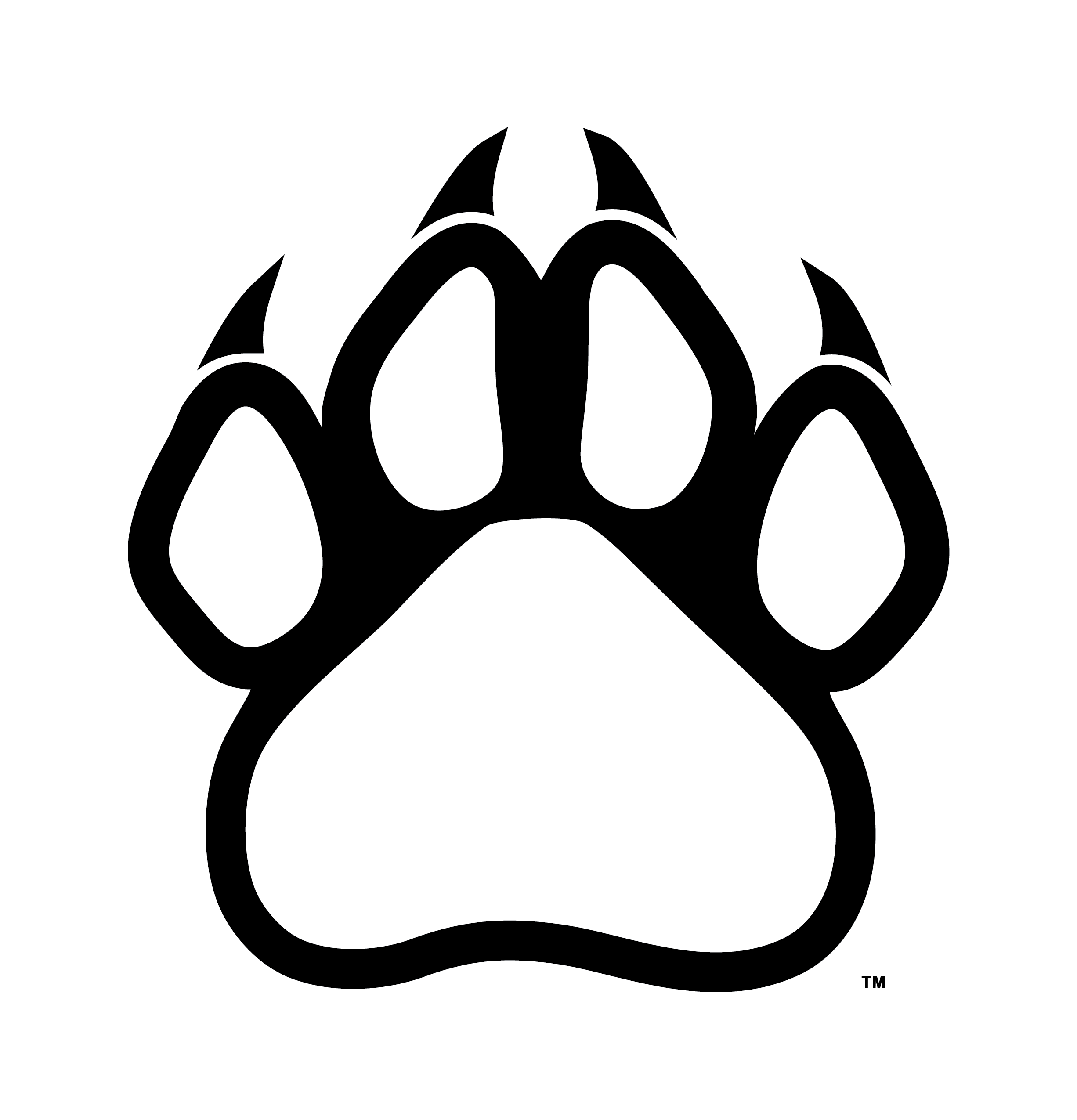 Cougar Paw Print Free Download Clip Art On Clipartix