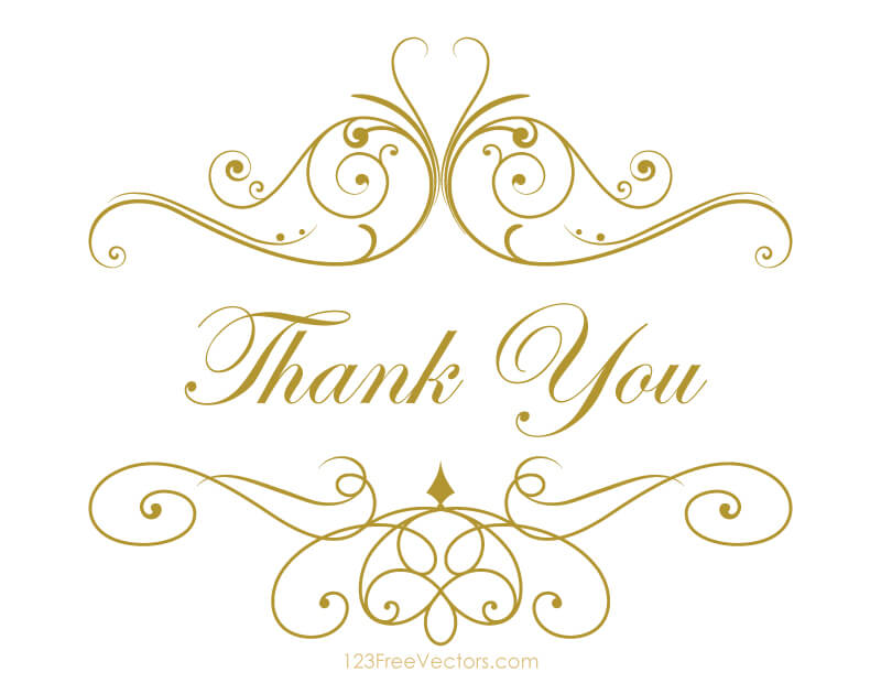 Thank You Card Template Vectors Download Free Vector Art Clip Art 