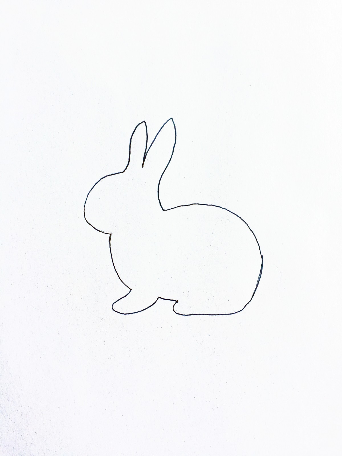 Great Bunny Outline Template Ideas Resume Jpg Clipartix