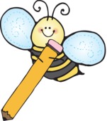 Writing bees clipart - Clipartix