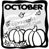October Clip Art Pictures – Clipartix