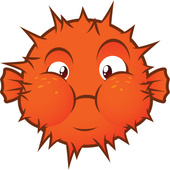 Puffer fish clip art 2 – Clipartix