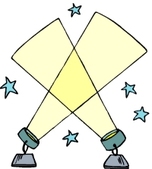Cartoon spotlight clipart – Clipartix