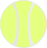 Flat yellow tennis ball clip art free vector 4vector – Clipartix