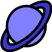 Planet icon vector clip art – Clipartix