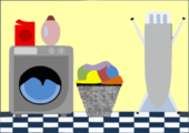 Laundry basket clipart clipart 2 - Clipartix