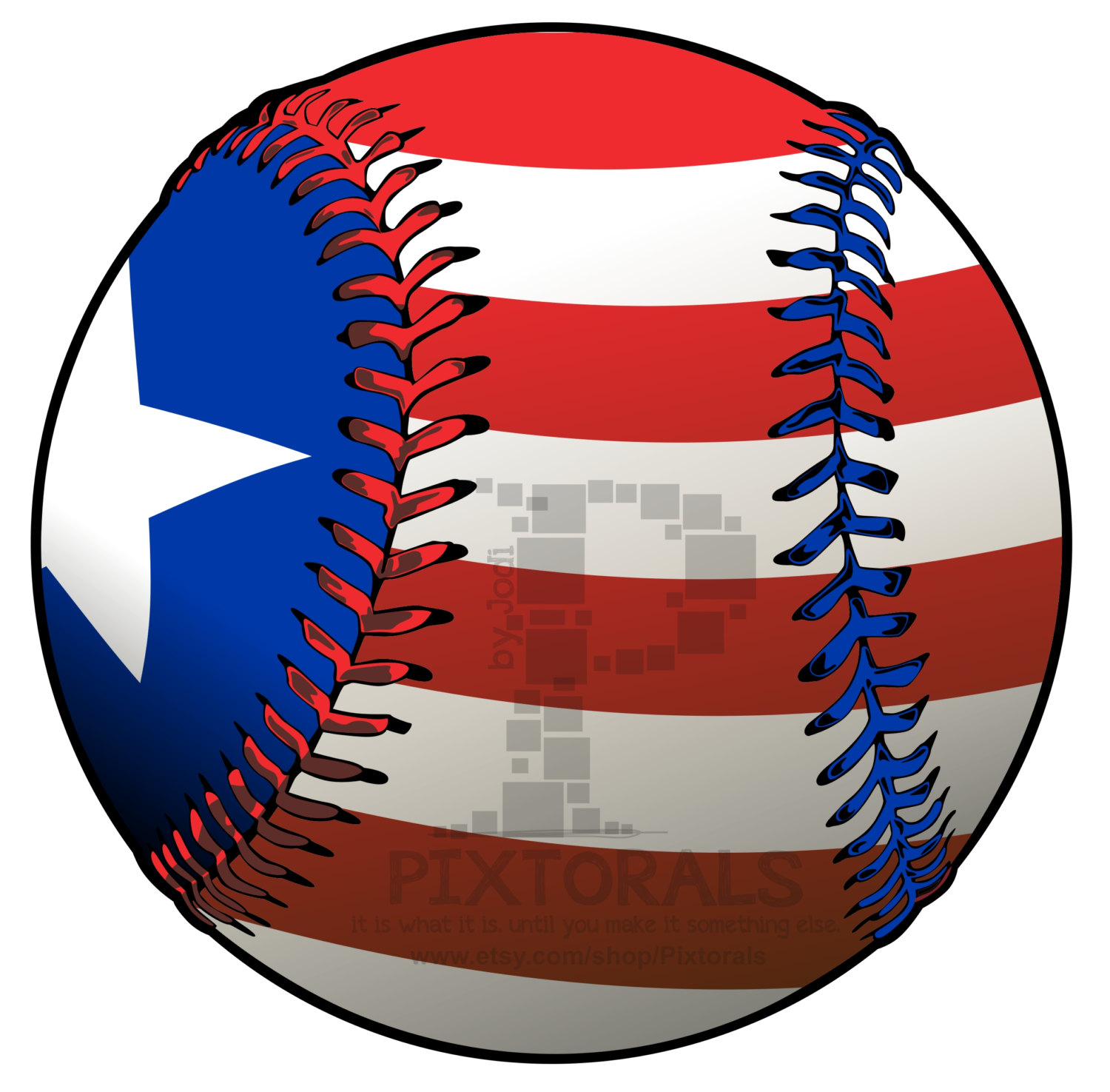 American Flag Baseball Clipart Clipartfest Clipartix