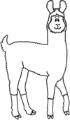 Llama clipart wallpaper 2 - Clipartix