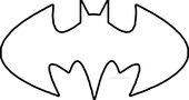 batman outline Batman shape outline coloring page wecoloringpage jpg ...
