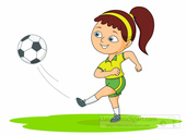 Children clipart two girls playing catch with bright ball jpg – Clipartix