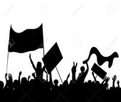 Riot clipart rally protest pencil and in color riot jpg – Clipartix