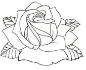 Rose Outline Pictures – Clipartix