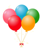 Birthday party colorful balloons clipart photo – Clipartix