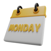 Monday ic text in blend clipart clip art – Clipartix