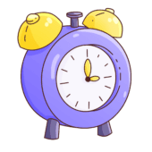 Sleeping time objects clipart cartoon alarm clock logo – Clipartix