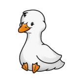 Goose cartoon clipart photo – Clipartix