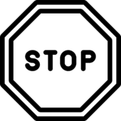 Stop signal sign emoji for clipart free – Clipartix